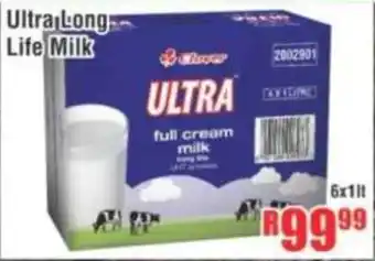 Clover Ultra Long Life Milk 6 x 1 Lt offer at Devland Cash And Carry