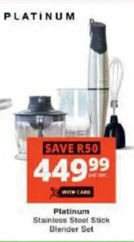 Blender specials at Checkers – Oct 2025