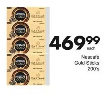 Nescafé Gold Sticks 200's offer at Save Hyper