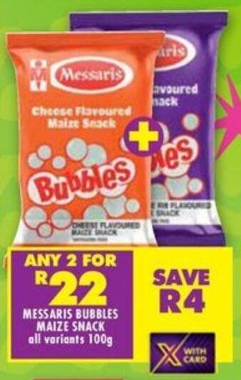 Messaris Bubbles specials at Shoprite – Oct 2025