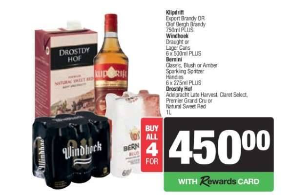 Klipdrift specials at Spar Tops – Nov 2025