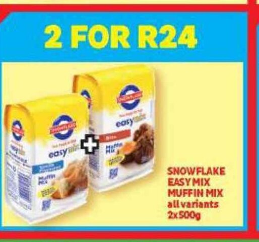 snowflake-easy-mix-muffin-mix-all-variants-2x500g-offer-at-usave