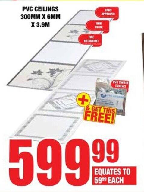 Ceilings specials at Boxer Build – Nov 2025