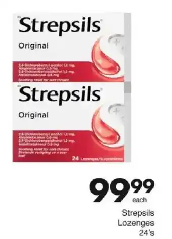 Strepsils Lozenges 24's offer at Save