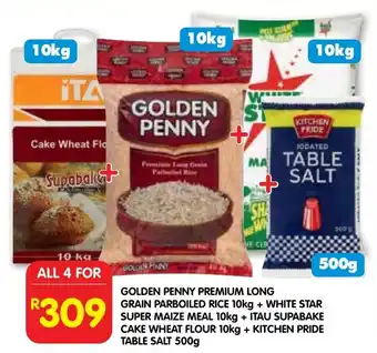 All 4 for R309 offer at Shoprite