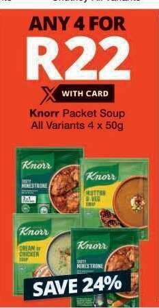 Soup specials at Checkers – Nov 2025