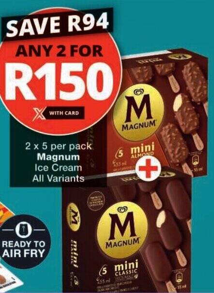 Ice Cream specials at Checkers – Oct 2025