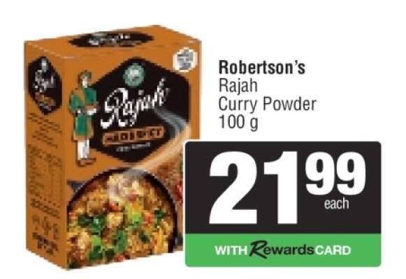 Robertson’s Rajah Curry Powder 100 g offer at Spar
