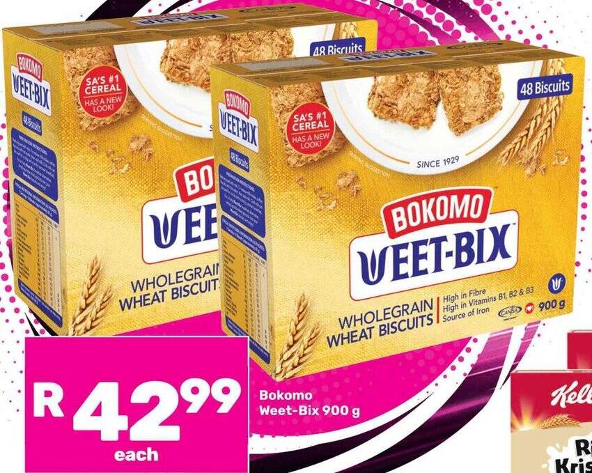 Bokomo Weet-Bix 900 g offer at Game