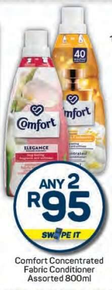 Comfort Concentrated Fabric Conditioner offer at Pick n Pay