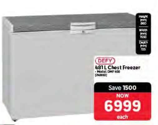 Chest freezer specials at Makro – Oct 2025