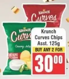 Krunch Curves Chips offer at Frontline