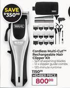 Wahl Cordless Multi Cut Rechargeable Hair Clipper Kit offer at Dis-Chem