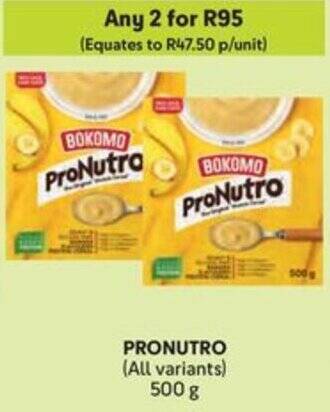 Pronutro specials – Find and view the lowest price on your next ...