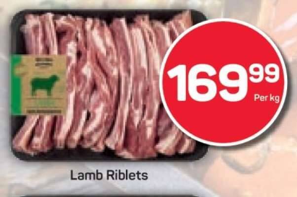 Lamb Riblets offer at Pick n Pay