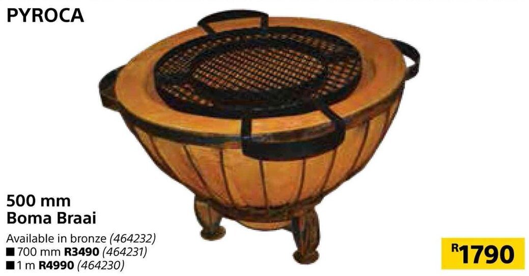 Boma Braai 500mm offer at Builders Warehouse