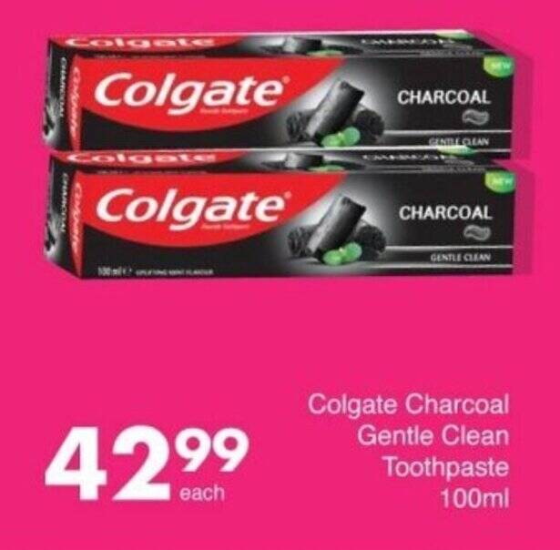 Colgate Charcoal Gentle Clean Toothpaste 100 ml offer at Save