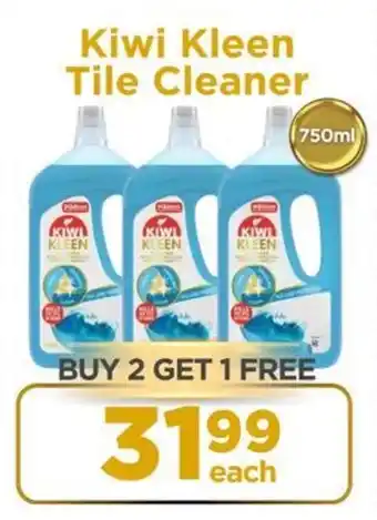 Kiwi Kleen Tile Cleaner 2 x 750 ml offer at Check Star