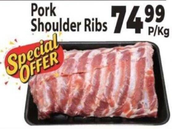 Pork Shoulder Ribs offer at Supa Store