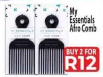 My Essentials Afro Comb offer at Supa Store