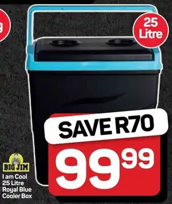 BIG JIM I am Cool Royal Blue Cooler Box 25 L offer at Pick n Pay ...