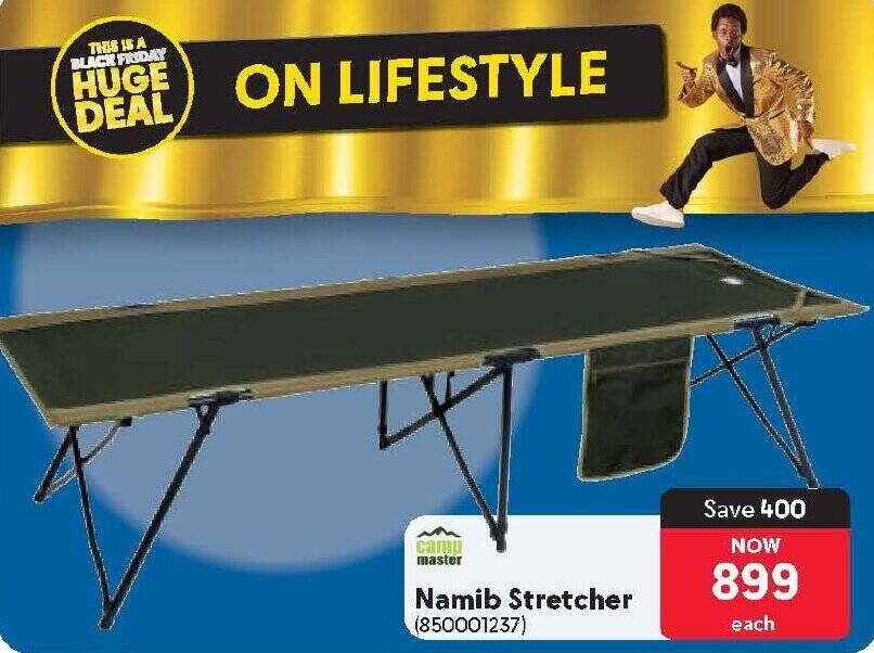 Camp Master Namib Stretcher offer at Makro