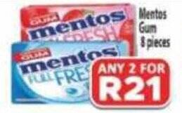 Mentos Gum offer at Supa Store