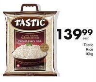 Tastic Rice 10 kg offer at Save Hyper
