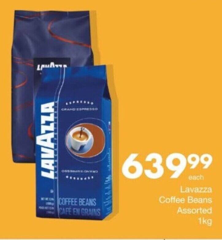 Lavazza Coffee Beans Assorted 1 kg offer at Save Hyper
