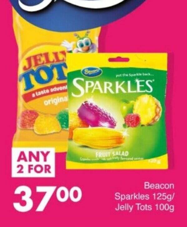 Beacon Sparkles/ Jelly Tots offer at Save Hyper