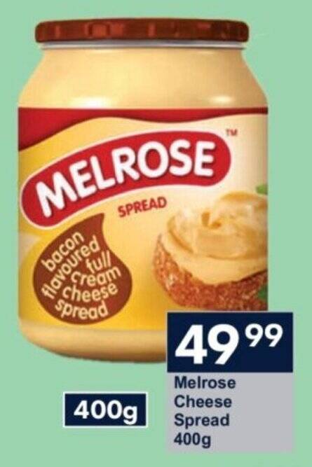 Melrose Cheese Spread 400 g offer at President Hyper