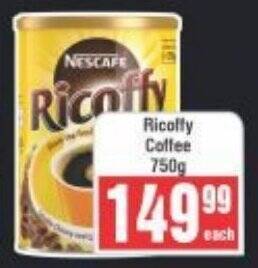 Nescafe Ricoffy Coffee 750 g offer at Frontline