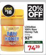 Little Bee 100% Raw Honey Tub-500g offer at Dis-Chem