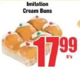 Imitation Cream Buns 6's offer at Boxer Valid from 19-11-2025