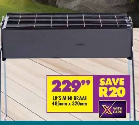 LK’S MINI BRAAI offer at Shoprite