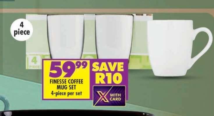 FINESSE COFFEE MUG SET offer at Shoprite