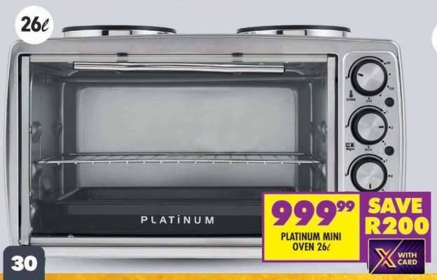 PLATINUM MINI OVEN 26ℓ offer at Shoprite