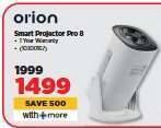 orion Smart Projector Pro 8 offer at HiFi Corp