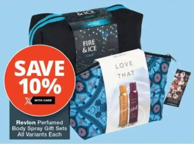 Revlon Perfumed Body Spray Gift Sets All Variants offer at Checkers