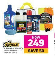 Shield 6 Piece Car Wash Kit offer at Game