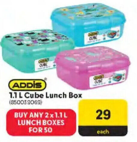 ADDIS Cube Lunch Box offer at Makro