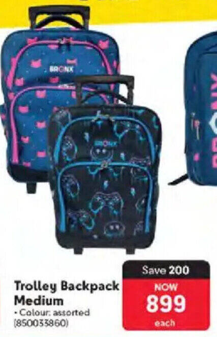 Trolley Backpack Medium offer at Makro