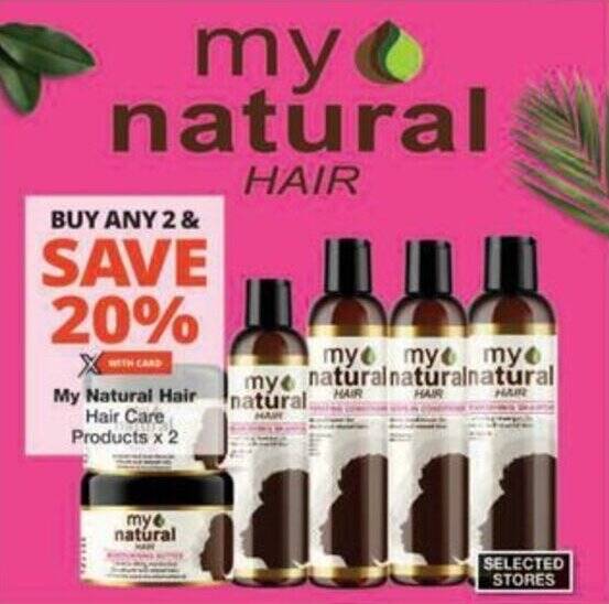 My Natural Hair Hair Care Products offer at Checkers Hyper