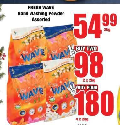 Washing powder specials at Boxer – Dec 2025