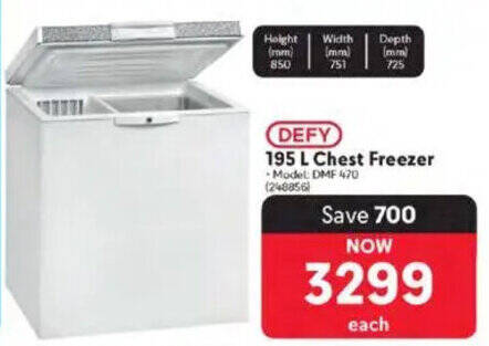 Chest freezer specials at Makro – Dec 2025