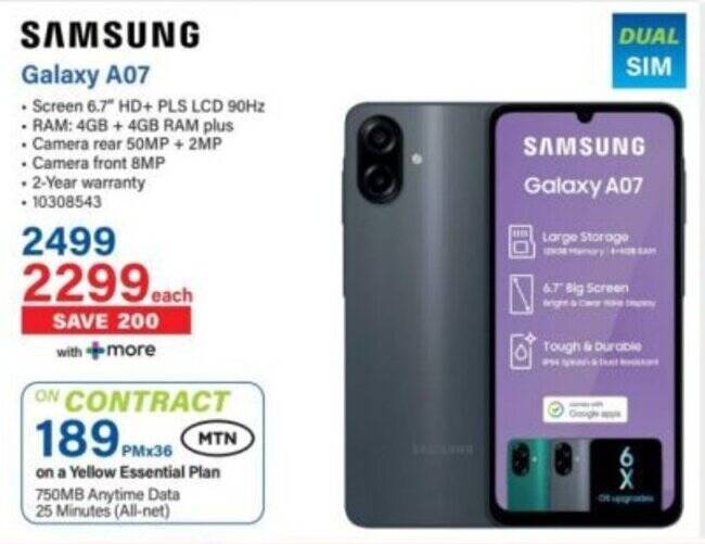 Galaxy specials at Incredible Connection – Dec 2025