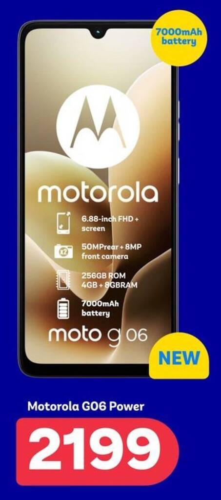 Motorola G06 Power offer at PEP