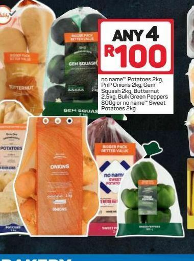 Veg combo 4 offer at Pick n Pay