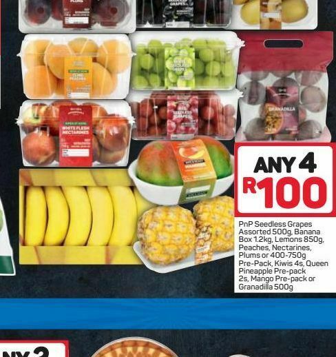 Fruit combo 4 offer at Pick n Pay
