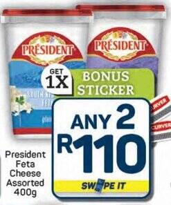 President Feta Cheese Assorted 2 x 400 g offer at Pick n Pay ...